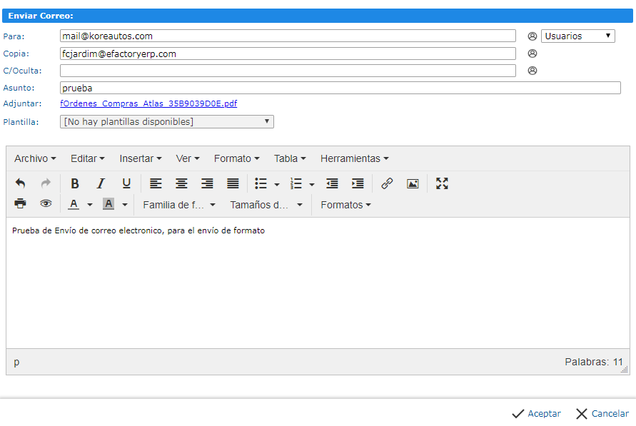 ¿Cómo Enviar una Orden de Compras a un Proveedor por Correo Electrónico ...